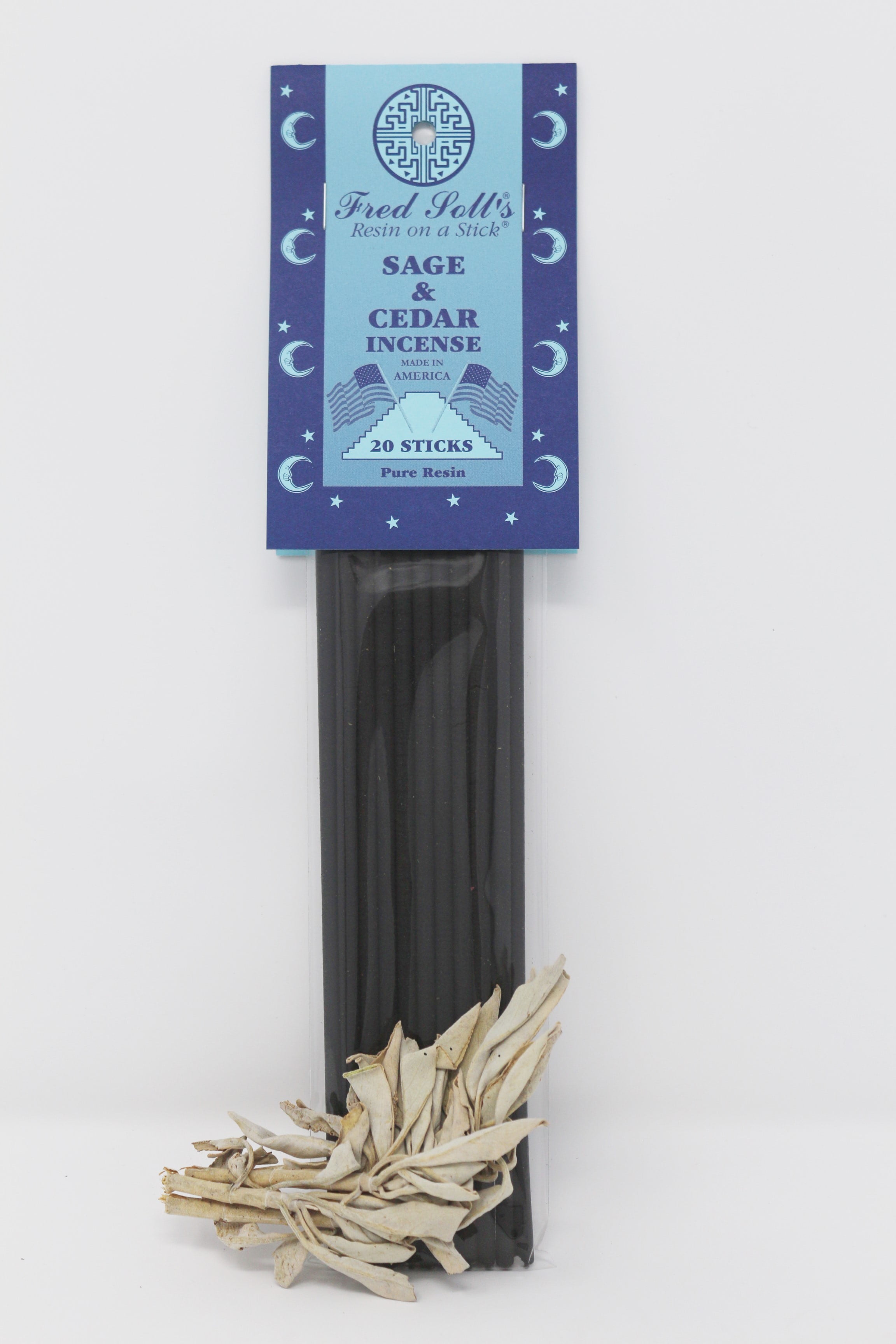 Fred Soll's® resin on a stick® Sage & Cedar Incense (20) - Walmart.com