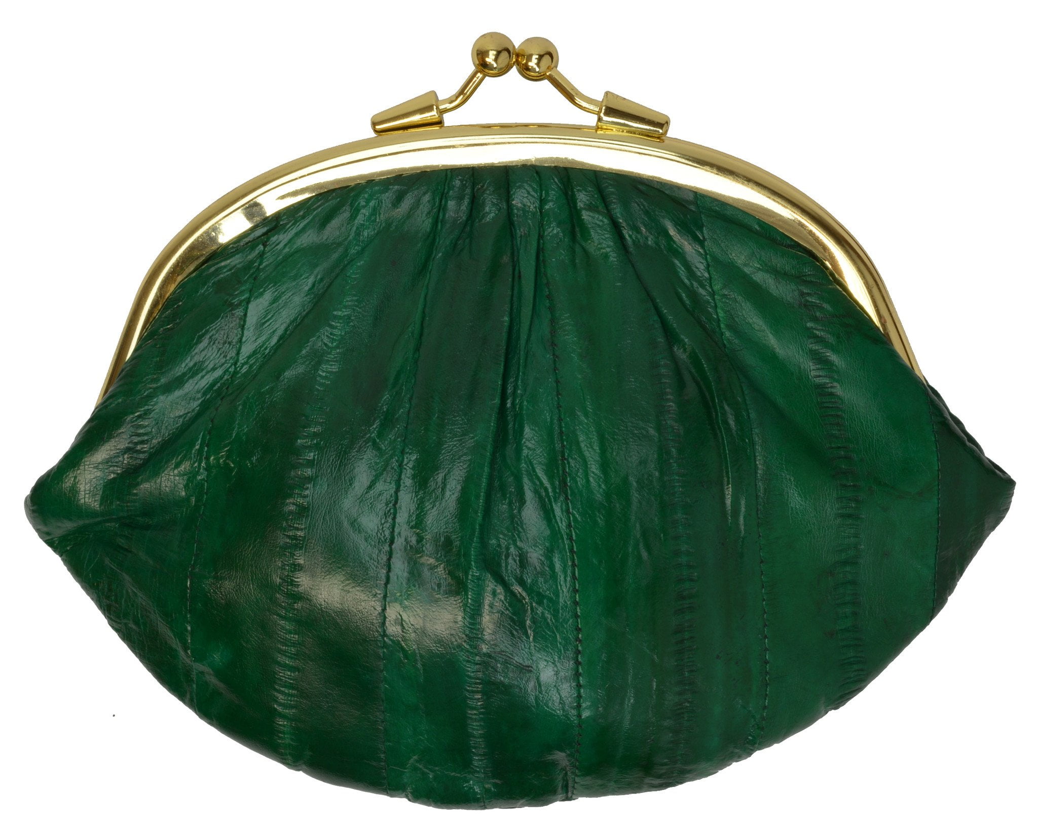 Eel Skin Large Double Coin Purse Change Wallet E 10 BIG - Walmart.com