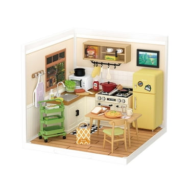 Rolife DIY Miniature House Kit with Furnitures Tiny House Making Kit,1: ...