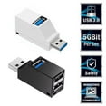 USB3.0 Hub 3-Port Adapter Charger Data SLIM Super Speed PC US Acces ... USB3.0 Hub 3-Port Adapter Charger Data SLIM Super Speed PC US Acces ...