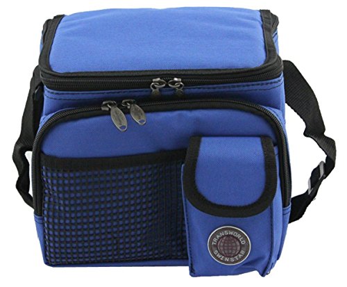 Transworld Durable Deluxe Insulated Lunch Cooler Bag (Many Colors and ...