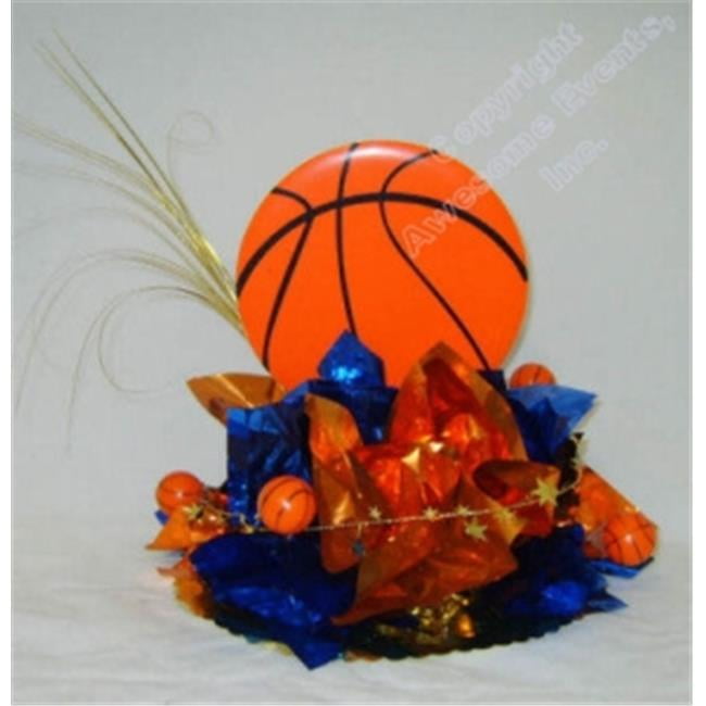 Paper & Party Supplies Party Supplies Five Piece Basketball Centerpiece ...