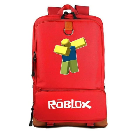 Anime Roblox Backpack Casual Durable School Bag Red Oxford Daypack ...
