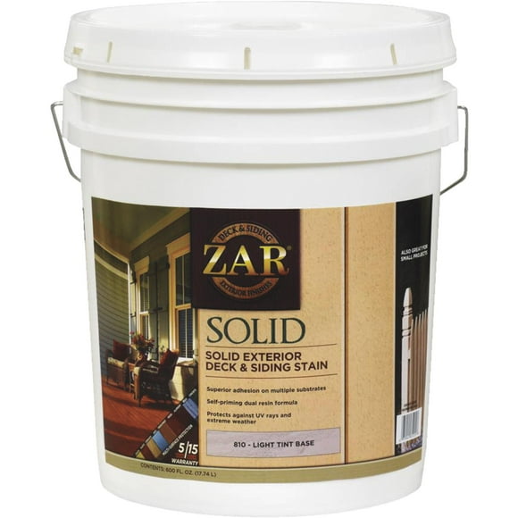 Zar Solid Deck And Siding Stain