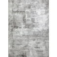 BERTHMEER 4'x6' Gray Abstract Modern Area Rugs for Office Entryway ...