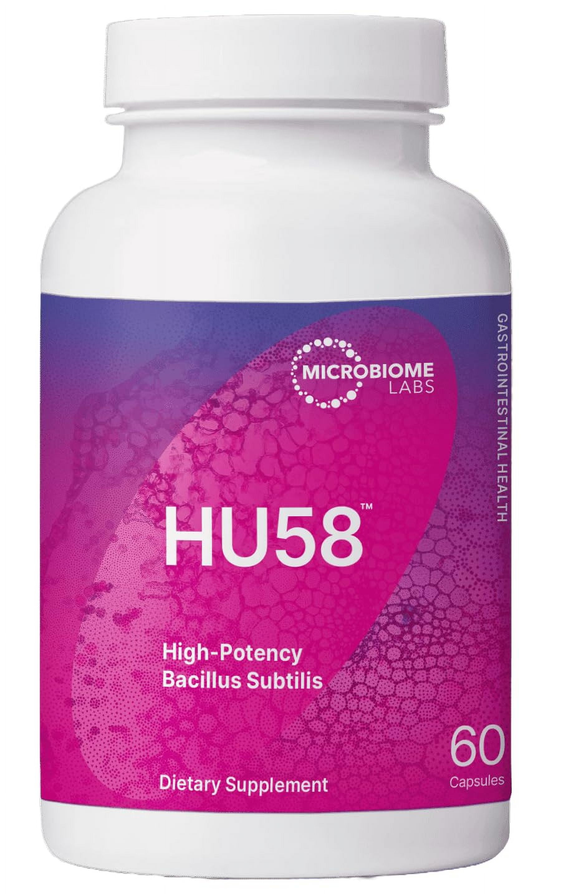 Probiotic Microbiome Labs HU58 Bacillus Subtilis 10B CFU | Bodega Aurrera en línea