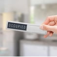 Vacant Occupied Sign for Bathroom Door | Stainless Steel Slider Magnet ...