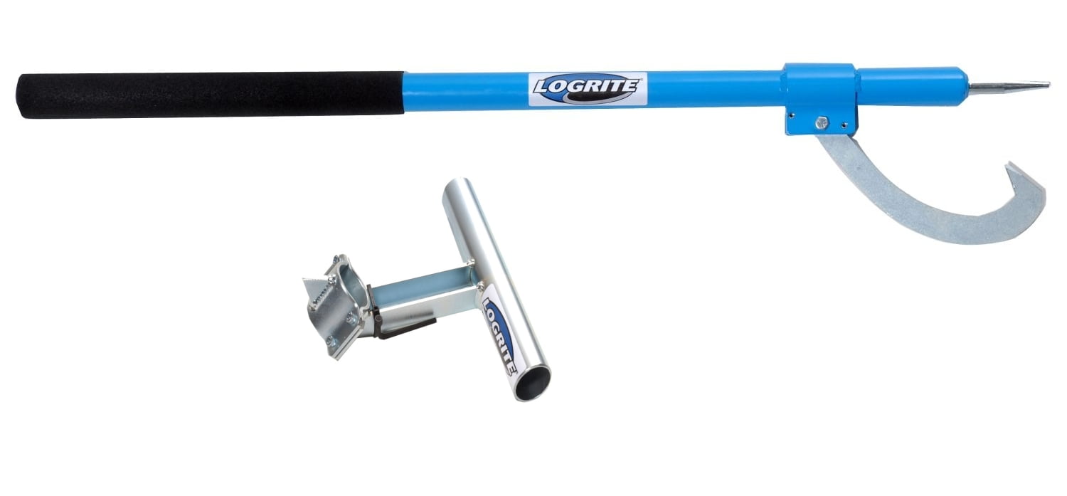 LogRite 48" Aluminum Handle Peavey and Universal Log Stand 2-pc. Bundle ...