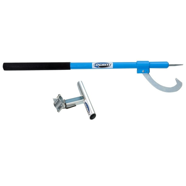 LogRite 60" Aluminum Handle Peavey and Universal Log Stand 2-pc. Bundle ...