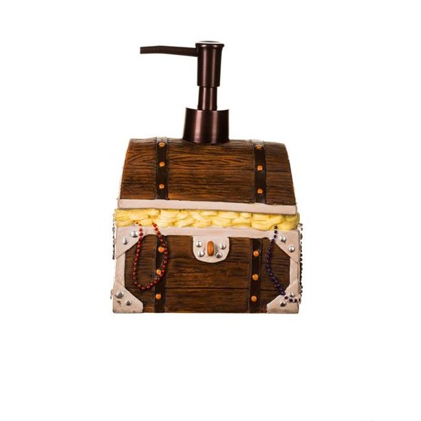 Borders Unlimited 90025 Pirates Treasure Chest Lotion & Soap Dispenser ...