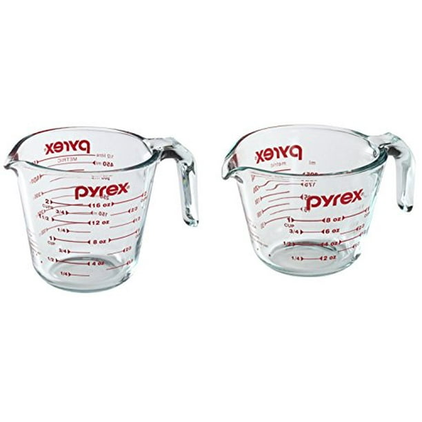 Pyrex, Clear Prepware Red Measurements, Set of 1 2-Cup, 2.6 - Walmart.ca