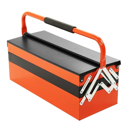 Folding Tool Storage Box, 3 Layers Multifunctional Large Space Handheld ...