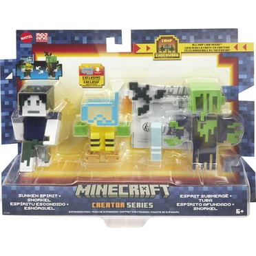 Minecraft Dungeons Stax Vs Skeleton Necromancer Figures - Walmart.com