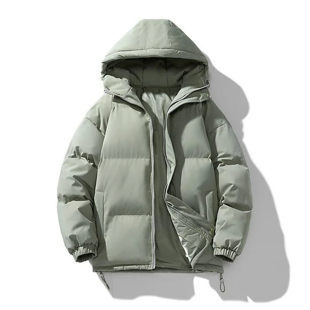 Winter Parkas Men Cotton-padded Coats Men Puffer Jackets Outdoor Hooded ...