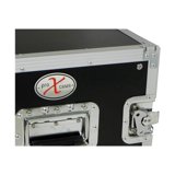 ProX X-8UE 8U Deluxe Effects Rack Case 14 In Deep Rail to Rail ...