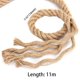ZEONHAK 5/8 Inch x 36 feet Natural Burlap Jute Twine Rope, Extra Thick ...