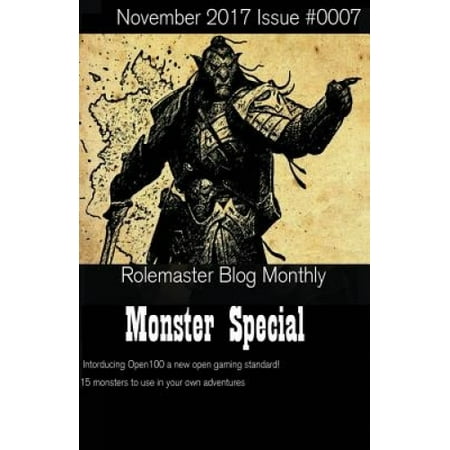 Rolemaster Blog Monthly: Monster Special | Walmart Canada