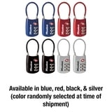 Master Lock TSA Accepted Cable Padlock Set Your Own Combination ...