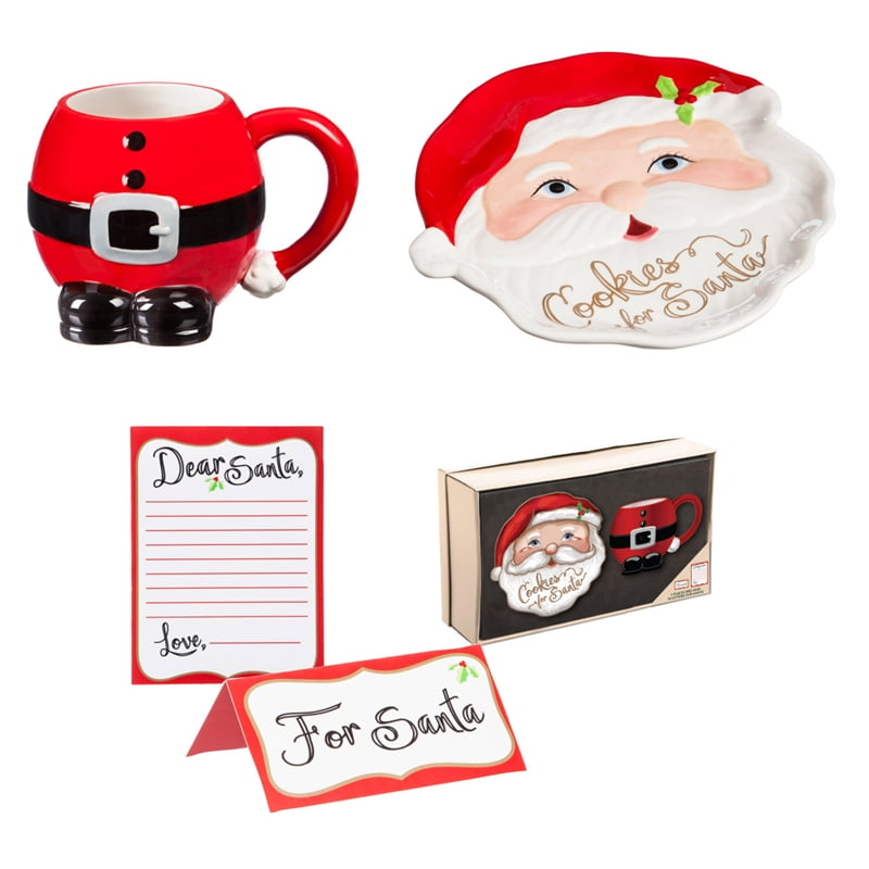 Evergreen Cookies for Santa Gift Set, Vintage Holiday, 8.75'' x 8.25 ...