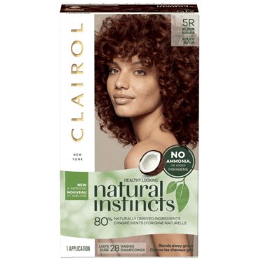 Clairol Natural Instincts Semi-Permanent Color, Light Auburn 6R, Hair ...