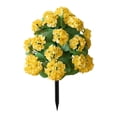1Pc Artificial Begonia Stake Begonia Ground Plug Plastic For Garden ...