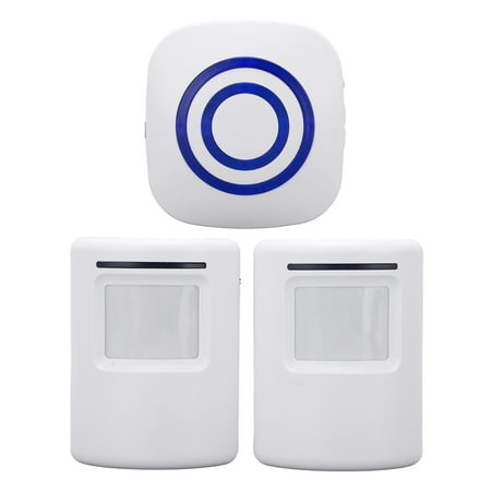 Entry Alert, Motion Sensor 38 Melodies Wireless 433MHZ Adjustable ...