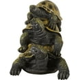 Design Toscano Three's a Crowd Stacked Turtle Statue - Walmart.com