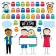 Creative Teaching Press Stick Kids All Are Welcome Bulletin Board Set ...