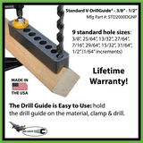 V-Drill Guide Standard Sizes 3/8"-1/2" - Walmart.com