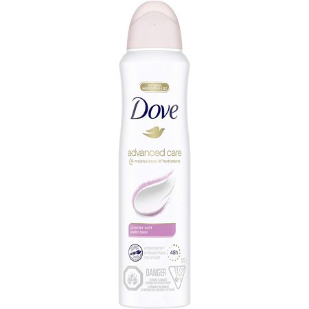Dove Advanced Care Dry Spray Antiperspirant Powder Soft antibacterial ...