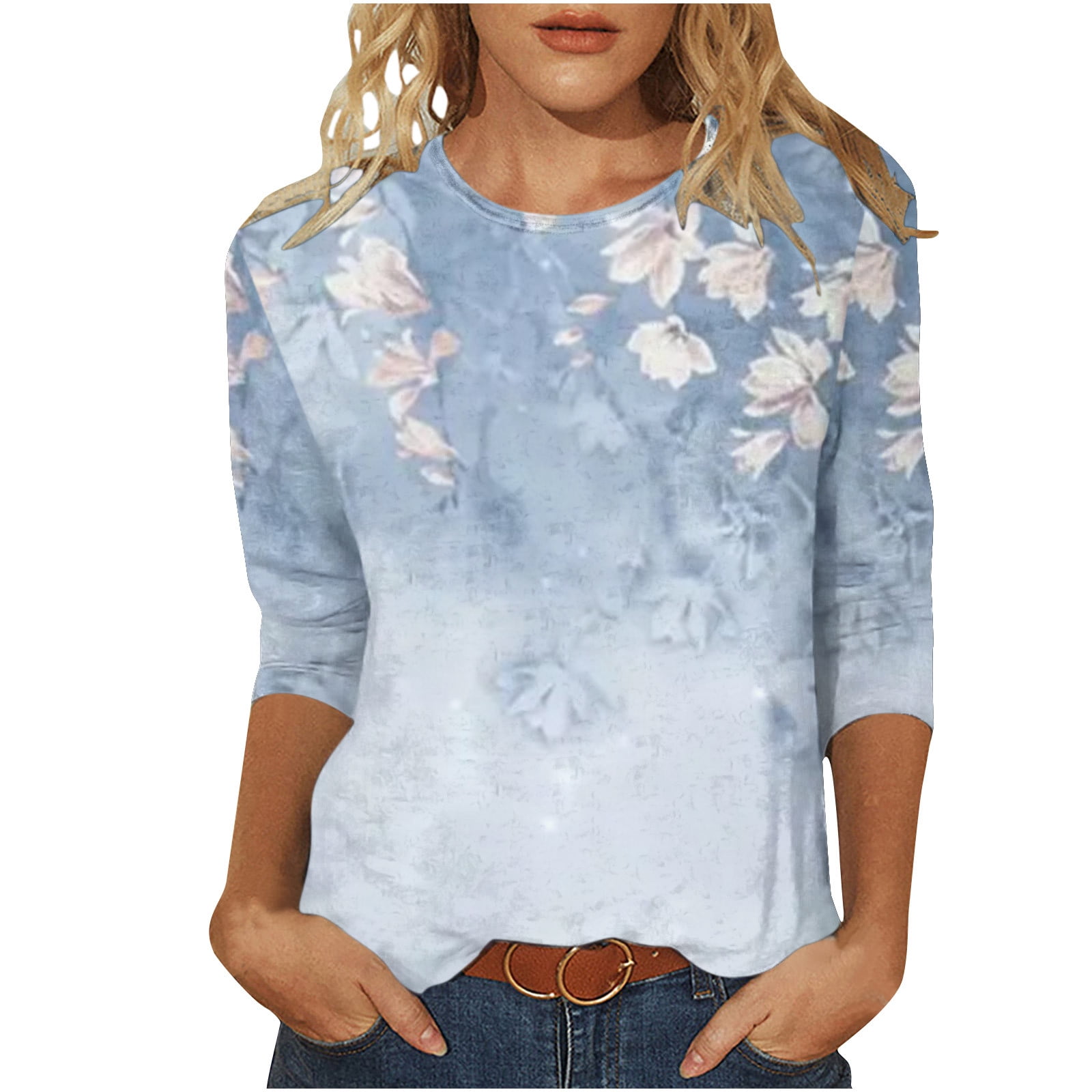 Click here for Unbranded 3/4 Sleeve Tops For Women Womens Fashion... prices