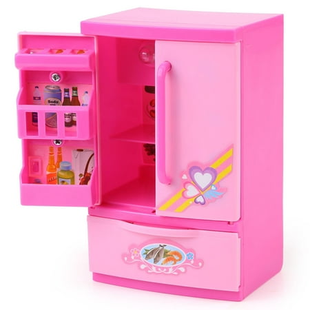 Khall Mini Refrigerator Toy Kids Refrigerator ABS Plastic For Role Play ...