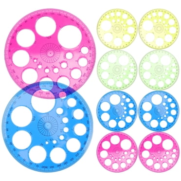 Westcott 6 inch Student Clear Plastic Circular Protractor Tool, 1 Piece ...