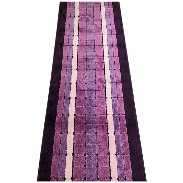 Custom Size Runner Rug Squares Design Runner 26 Inch Wide Pick Your Own ...