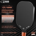 Pickleball Paddle, USA Pickleball Approved, 3K Raw Carbon Fiber Surface ...