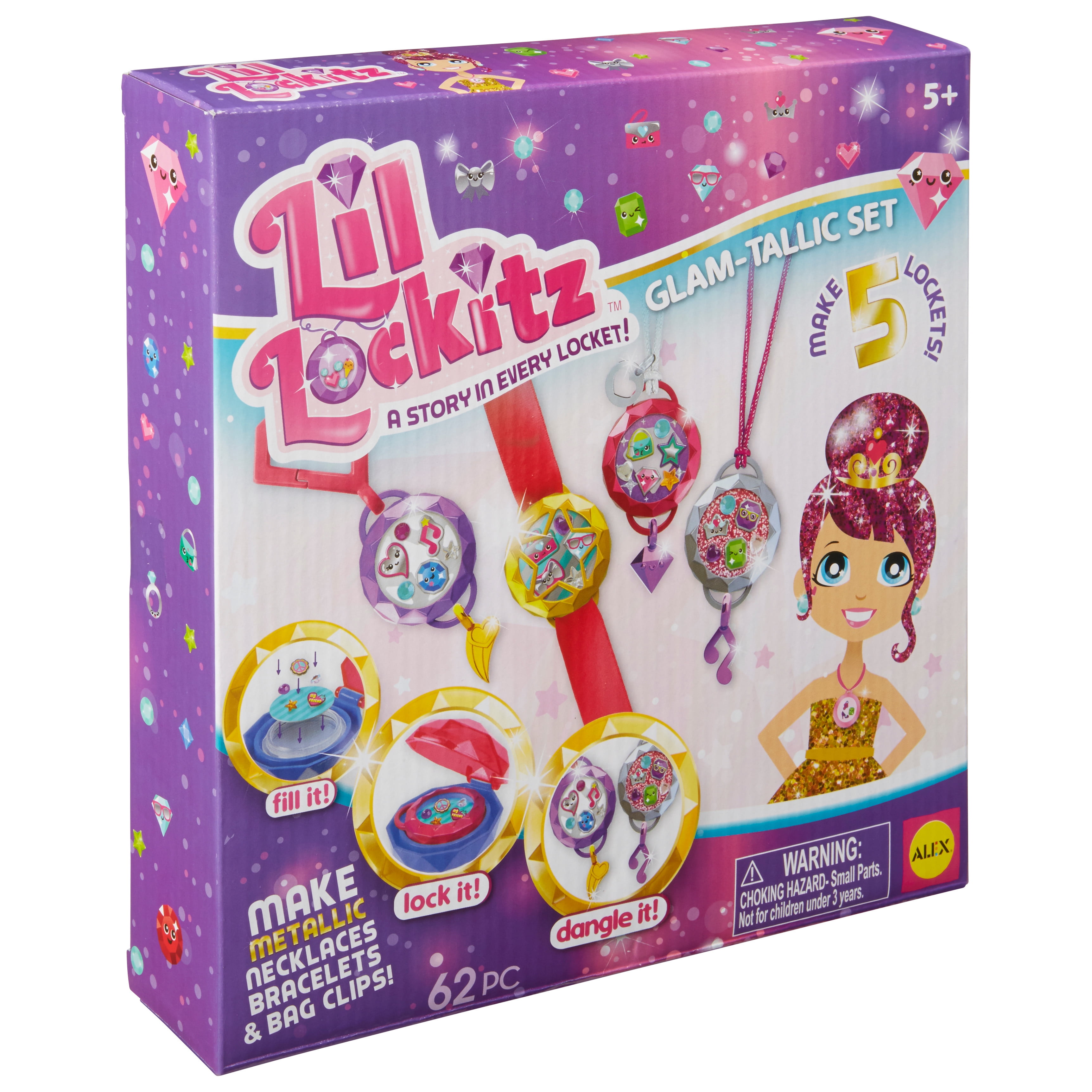 Lil Lockitz Glam-Tallic Set - Walmart.com