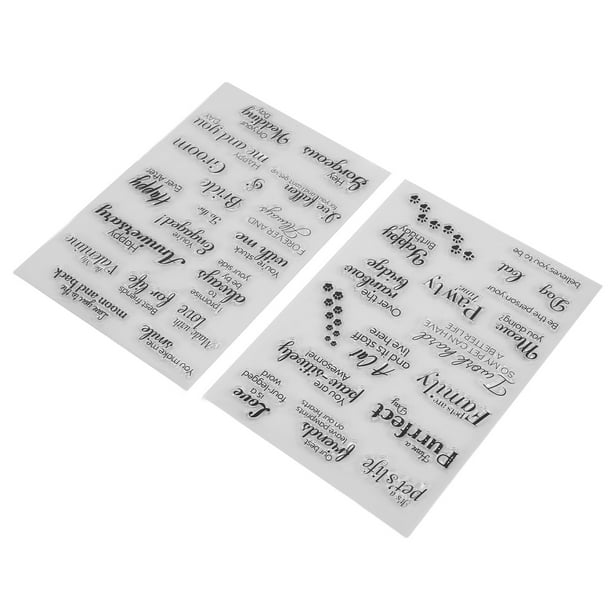 Sellos Transparentes, Material TPR Seguro DIY, Sellos Interesantes Para ...