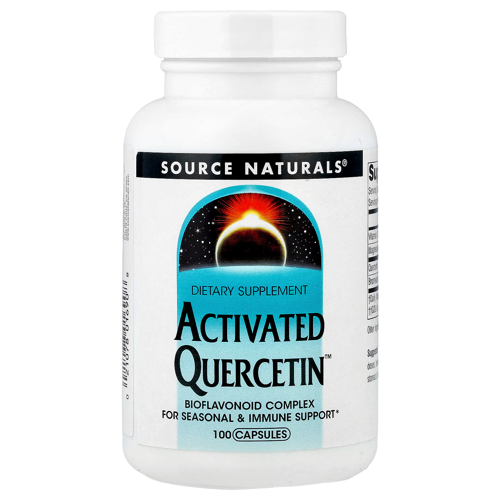 Jarrow Formulas Quercetin 500mg Capsules Supplement, Antioxidant ...
