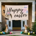 Easter Decoration Backdrop Cloth Colorful Egg Bunny Pattern Photography ...