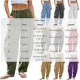 Costeam Womens Solid Panel Seam Split Detail Harem Wide Leg Pants ...