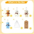 20Pcs Mini Plush Teddy Bears with Thank You Tag and Organza Bag for ...