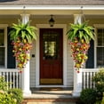 Artificial Hanging Plants Fake Ivy Garland Wall Decor Faux Set Strands ...