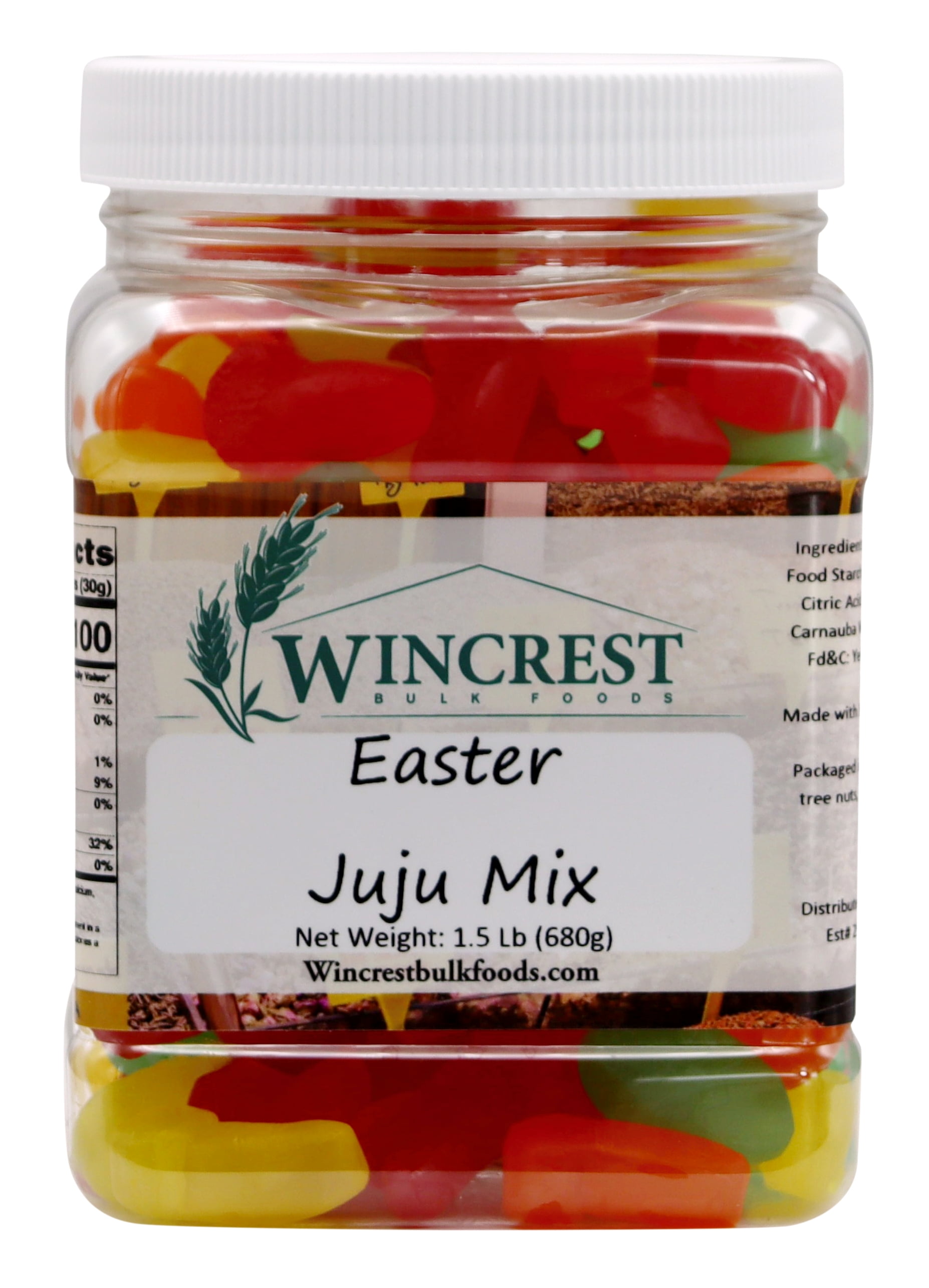 WinCrest Assorted Fruit Easter Juju Drops - 1.5 Lb Tub - Walmart.com