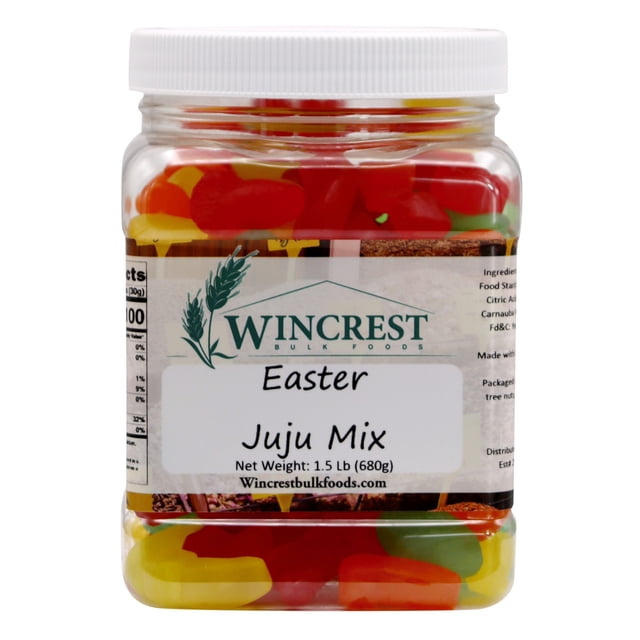 WinCrest Assorted Fruit Easter Juju Drops - 1.5 Lb Tub - Walmart.com