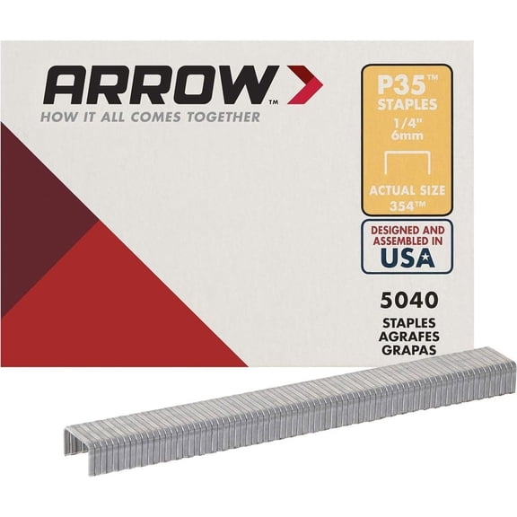 Arrow, Heavy Duty Steel Staples, 3/8" T50, 10,000 Pack - Walmart.com