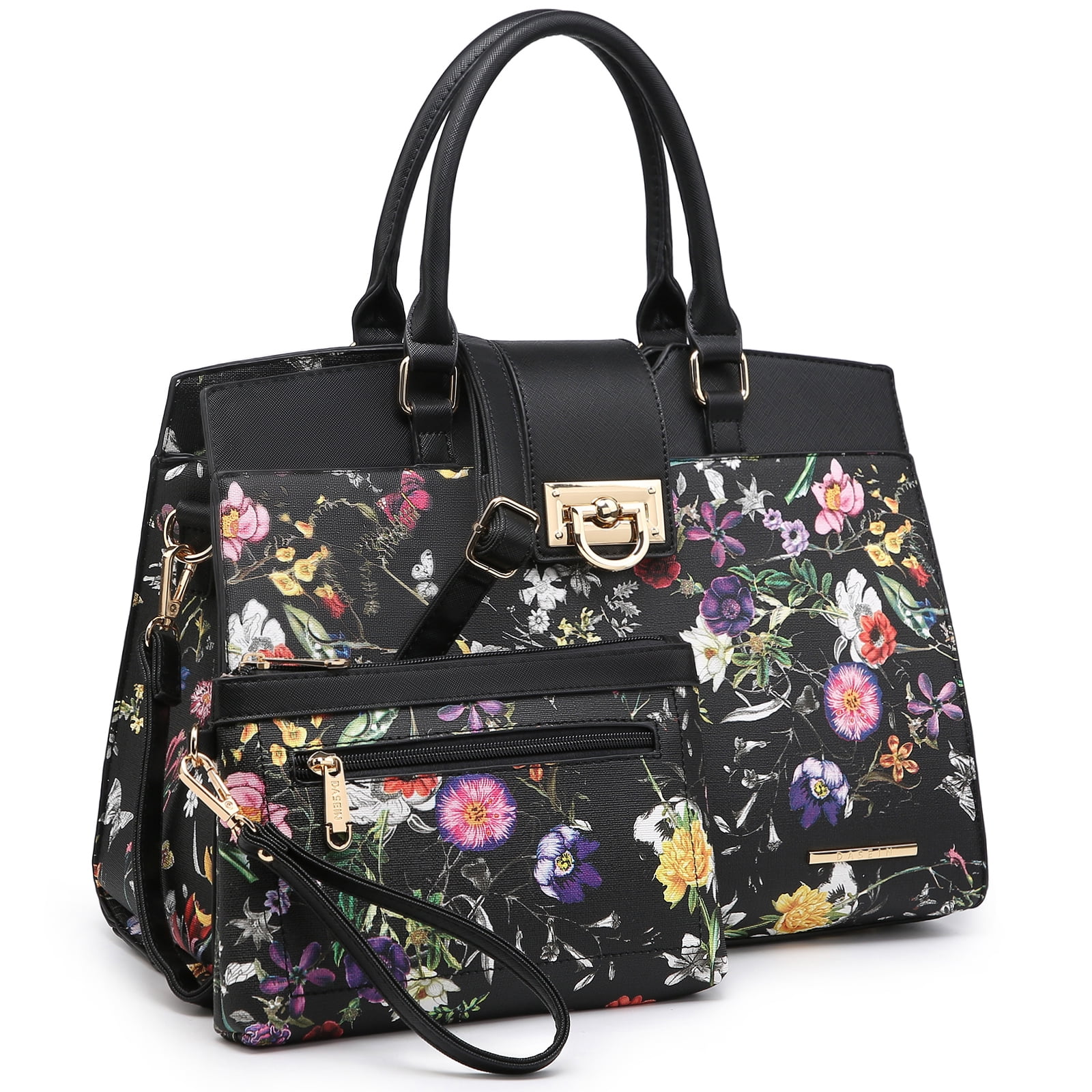 Dasein Handbags for Women Purses Monogram Satchel Purse Large Tote ...