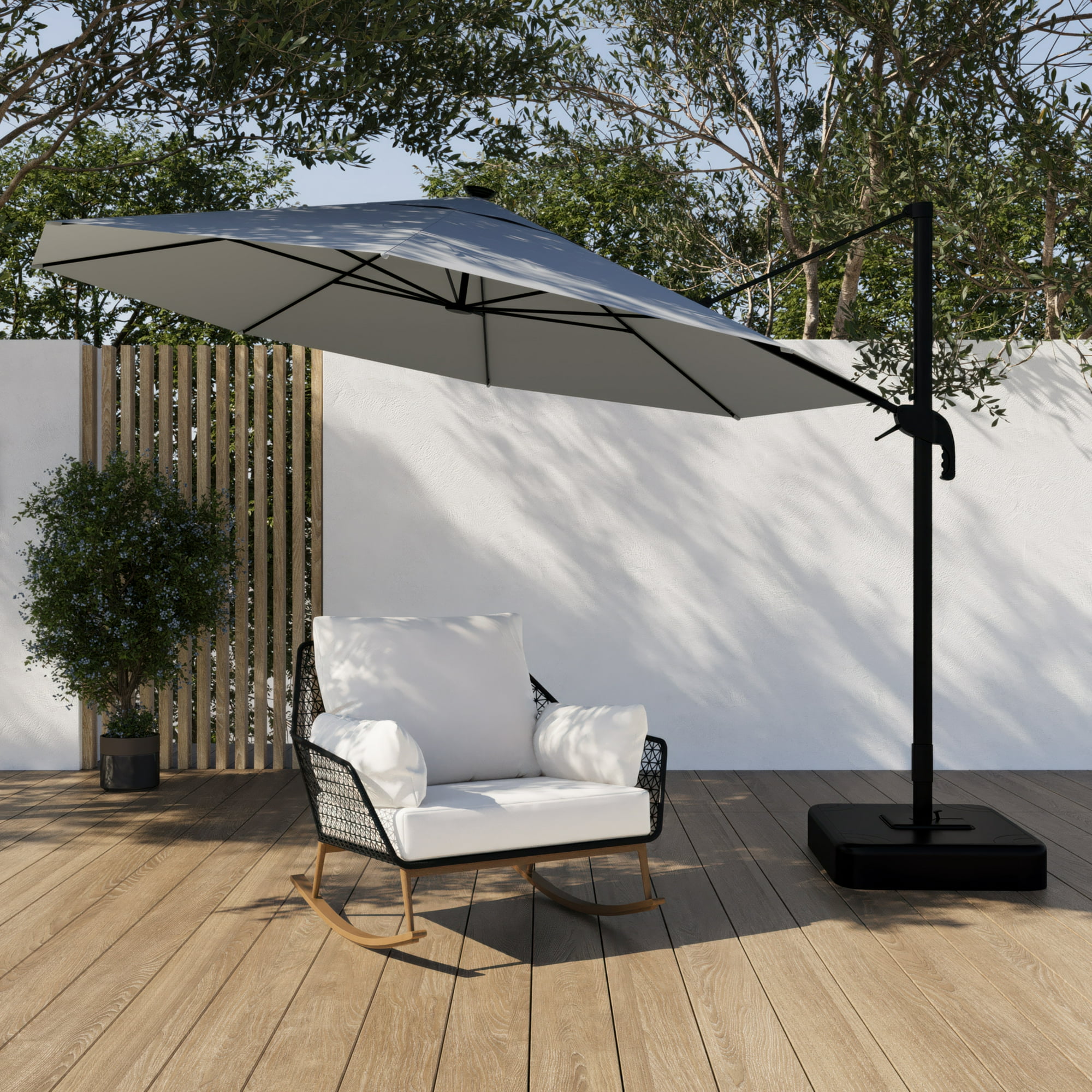 Click here for Hometrends 11 Ft. Round Offset Patio Umbrella With... prices