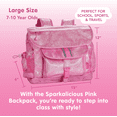 Free Shipping! Bixbee Pink Sparkalicious Large Backpack for Kids ...