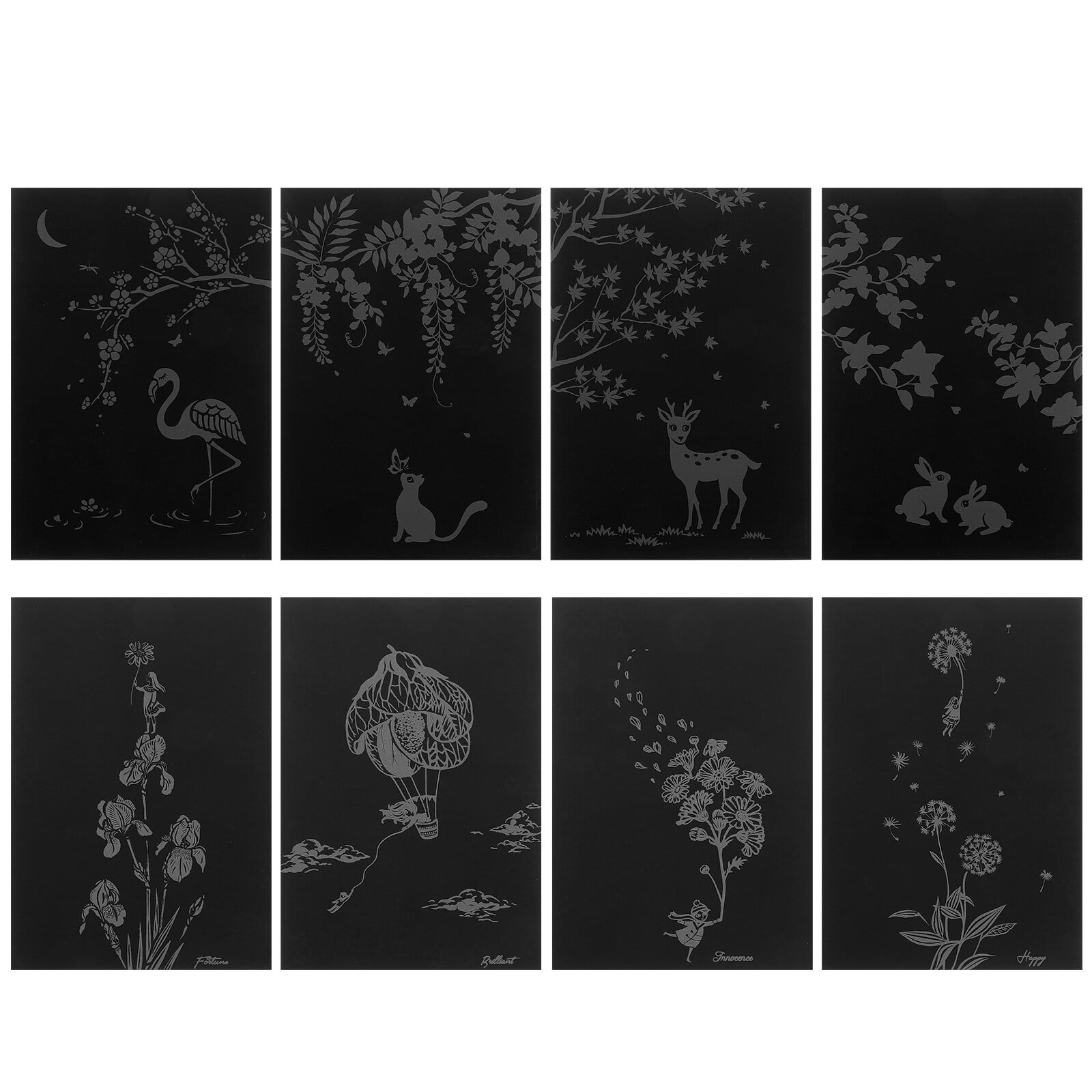 Black Scratch Art Paper