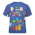 Boys Girls Number Cartoon Show Block T-Shirts 3D Graphic Shirts Kids ...
